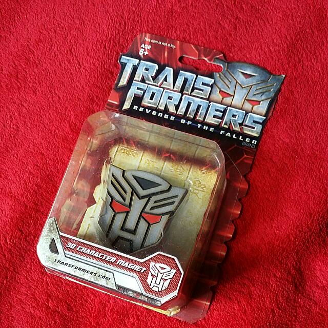 Transformer 3D Character Magnet - Autobot, Hobbies & Toys, Toys & Games ...