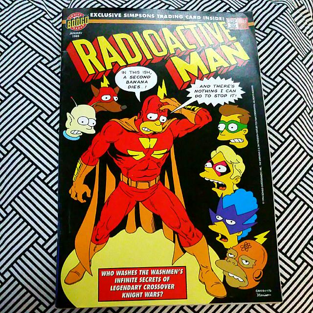 Bart Simpson's "Radioactive Man" Vintage Comic Book, Hobbies & Toys ...