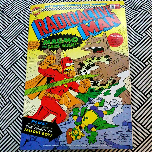 Bart Simpson's "Radioactive Man" Vintage Comic Book, Hobbies & Toys ...