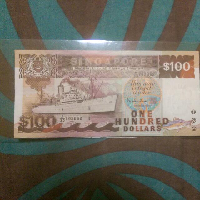 $100 Ship Series Banknote, Everything Else on Carousell