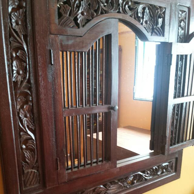 Balinese Vintage Mirror, Hobbies & Toys, Memorabilia & Collectibles ...