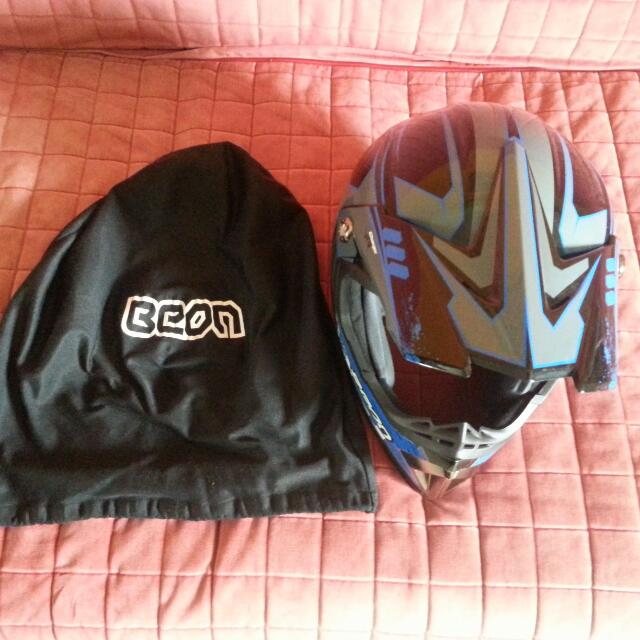 BEON Full Face Helmet, Health & Nutrition, Face Masks & Face Shields on ...