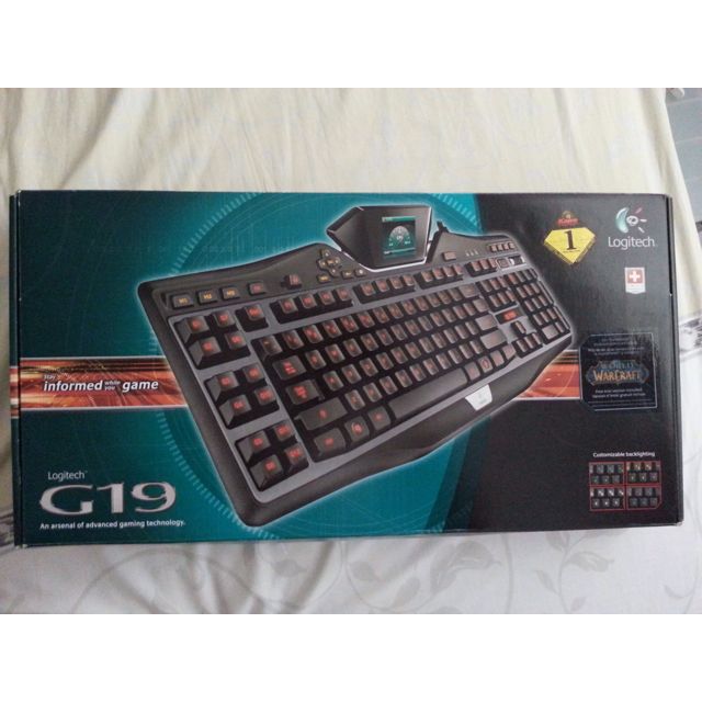 Logitech G19 Gaming Keyboard, Computers & Tech, Parts & Accessories ...