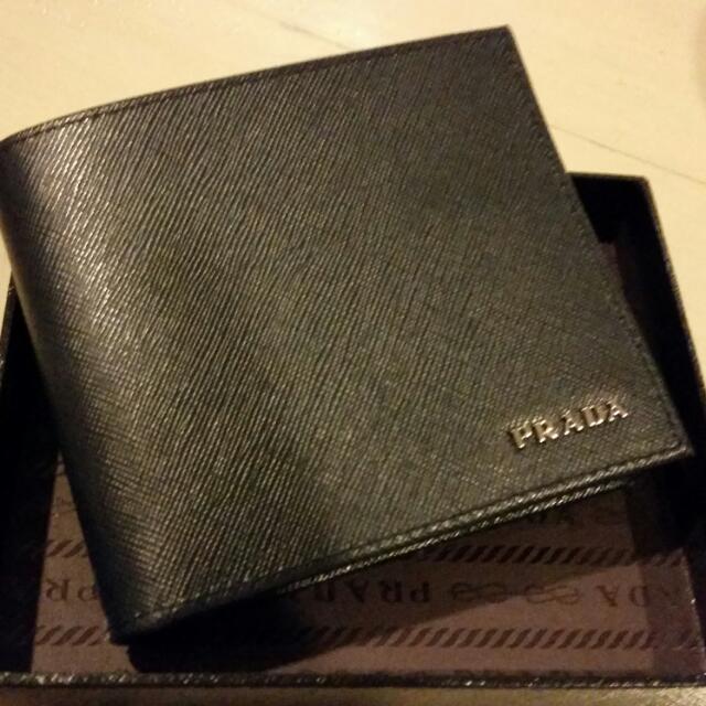 Prada Mens Wallet, Luxury, Bags & Wallets on Carousell