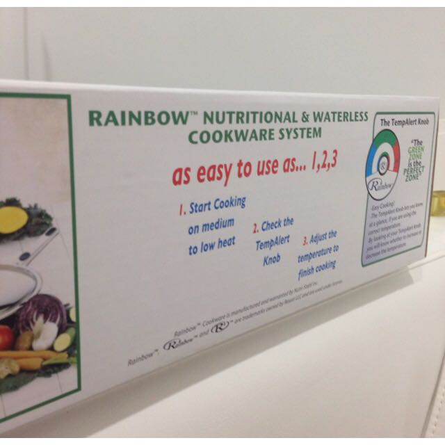 1.5 quart Rainbow waterless cookware Saucepan & cover, Furniture & Home ...