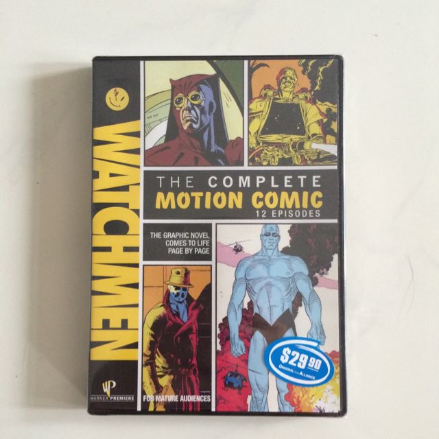 Watchmen Complete Motion Comic (DVD), Hobbies & Toys, Toys & Games on ...