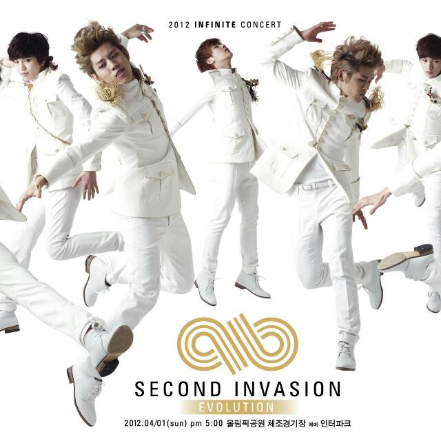 INFINITE OFFICAL SECOND INVASION CONCERT POSTER SET , Hobbies & Toys ...
