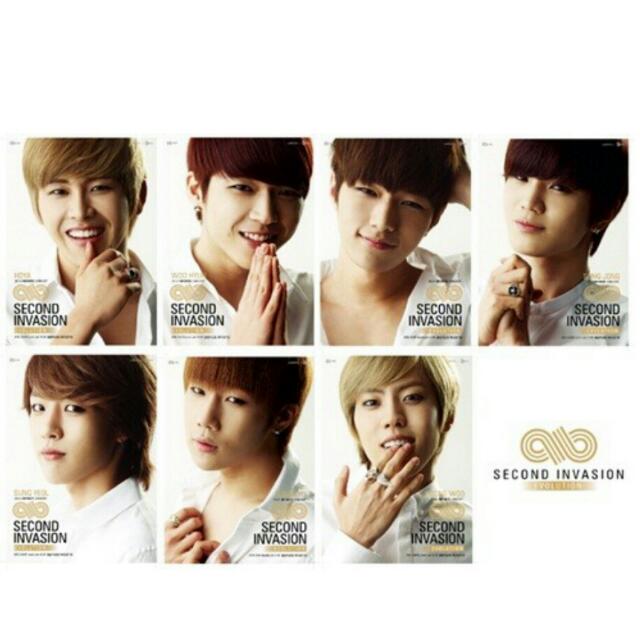 INFINITE OFFICAL SECOND INVASION CONCERT POSTER SET , Hobbies & Toys ...