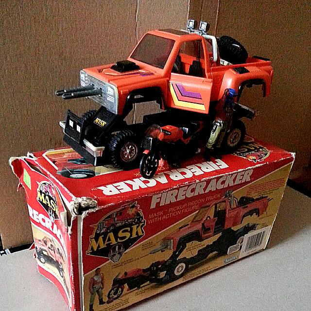 Kenner M.A.S.K. Firecracker Pick-Up With Box, Hobbies & Toys, Toys ...