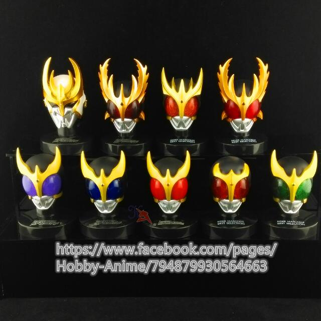 *Rare* Kamen Rider Mask Collection Kamen Rider KUGGA set of 9, Hobbies ...