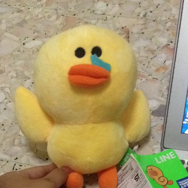 Reserved: Original Duck Sally Soft Toy From Line, Hobbies & Toys, Toys ...