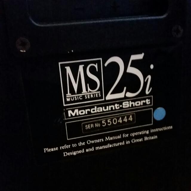 Mordaunt Short MS 25i Floorstanding Speakers, Audio, Soundbars ...