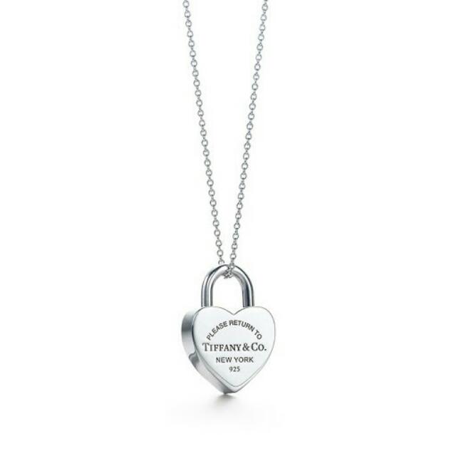 Return To Tiffany And Co Padlock Necklace, Luxury on Carousell