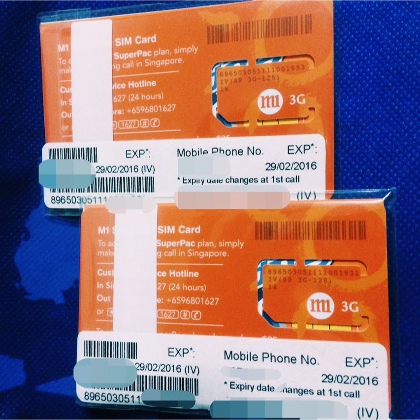 M1 SG Prepaid Sim Card $25 Value, Tickets & Vouchers, Local Attractions ...