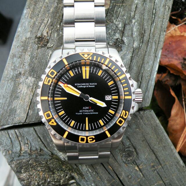SCHAUMBURG WATCH - LINDBURGH & BENSON AQM II 2000M Made In Germany ...