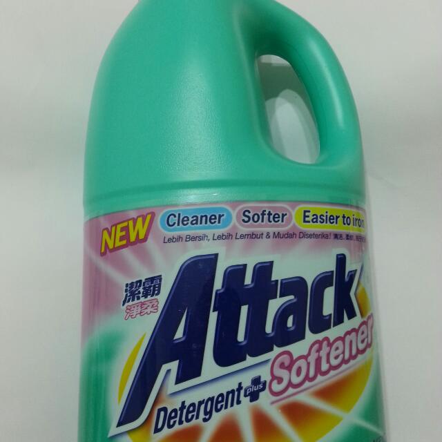 KAO Attack Detergent + Softener, Babies & Kids, Bathing & Changing ...