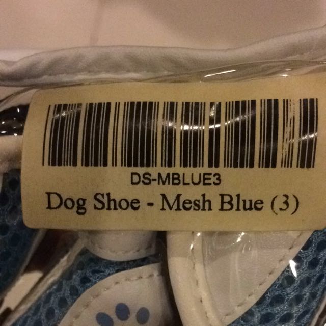 Dog Shoe - Mesh Blue (3), Pet Supplies, Homes & Other Pet Accessories ...