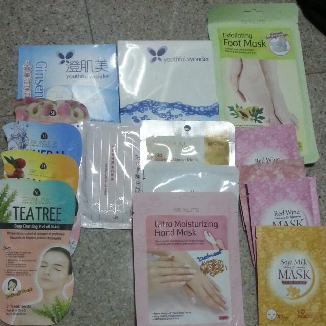 Face And Foot Mask, Health & Nutrition, Face Masks & Face Shields on ...