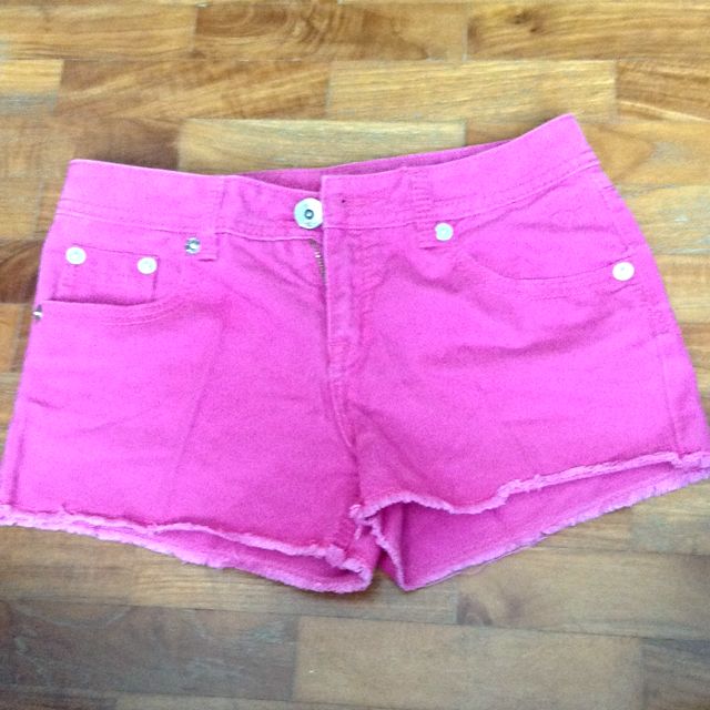 Hot Pink Shorts Womens Fashion Bottoms Shorts On Carousell