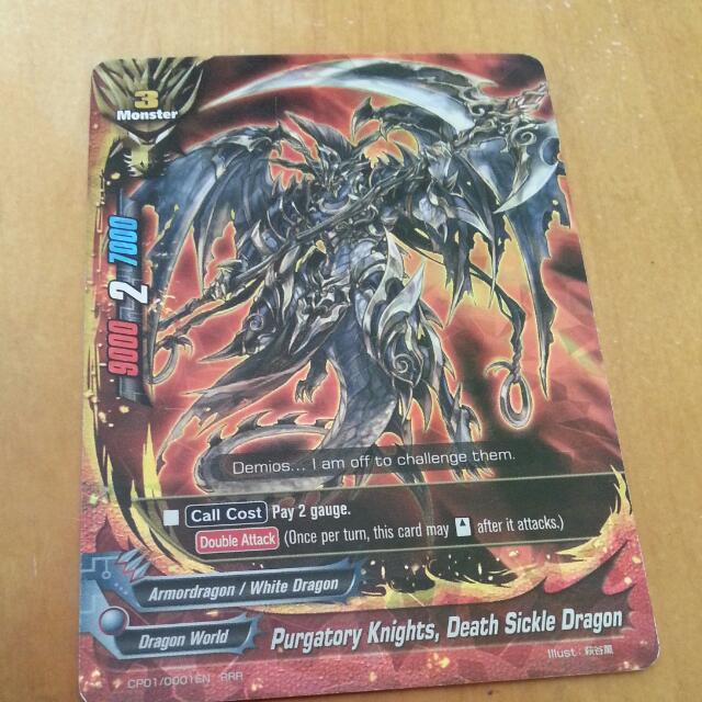 Buddyfight Death Sickle Dragon, Hobbies & Toys, Toys & Games on Carousell