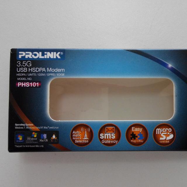 Final...... Final Reduction. Prolink PHS101 3.5G USB HSDPA Modem ...