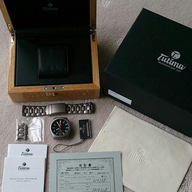 Rare Tutima Commando II Military Chronograph Lemania 5100 Movement ...