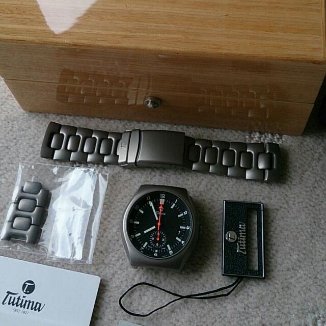 Rare Tutima Commando II Military Chronograph Lemania 5100 Movement ...