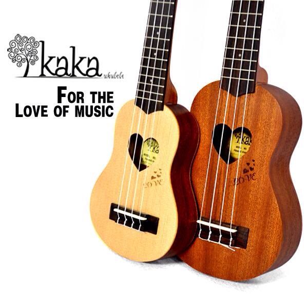 Ukulele Heart Shape Sound Hole Kaka, Hobbies & Toys, Music & Media ...