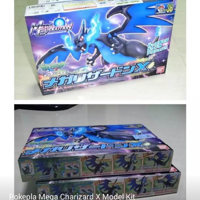 POKEPLA MEGA CHARIZARD X MODEL KIT, Hobbies & Toys, Toys & Games on ...