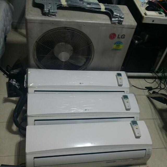 Lg System 3 Aircon , TV & Home Appliances, Air Conditioners & Heating ...