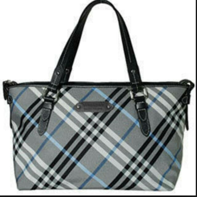 Burberry Blue Label Tote Bag (Authentic ), Luxury, Bags & Wallets on ...