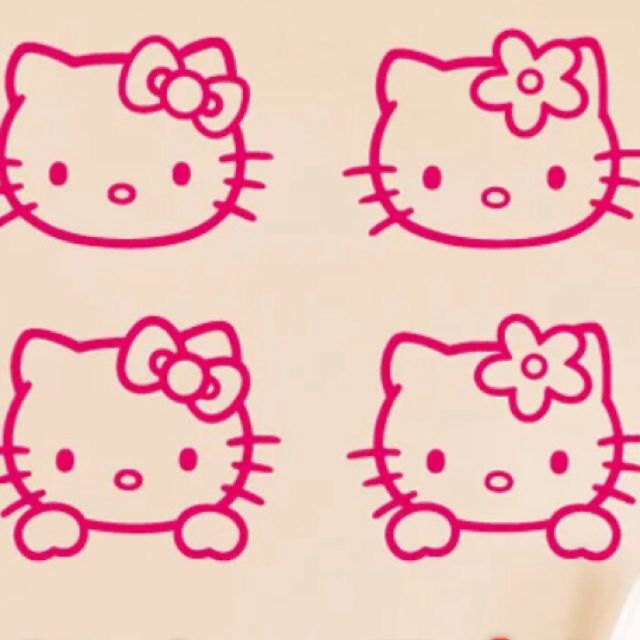Hello Kitty Decal / Sticker, Hobbies & Toys, Stationery & Craft, Art ...