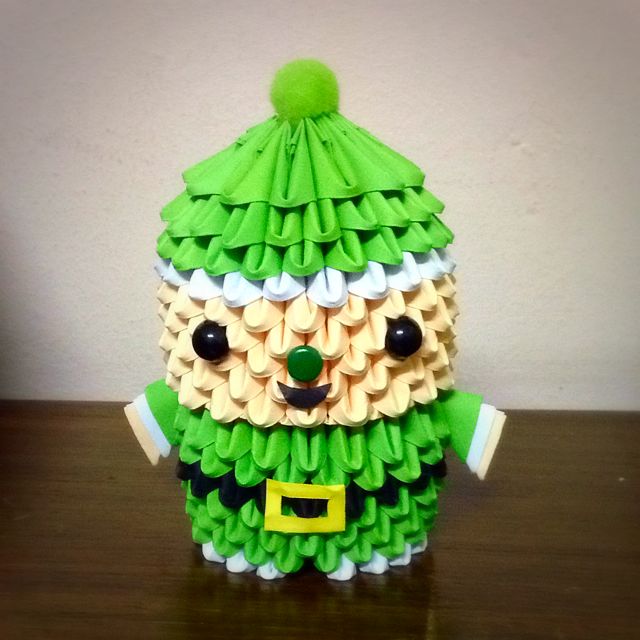3D Origami Elf, Hobbies & Toys, Stationery & Craft, Craft Supplies ...
