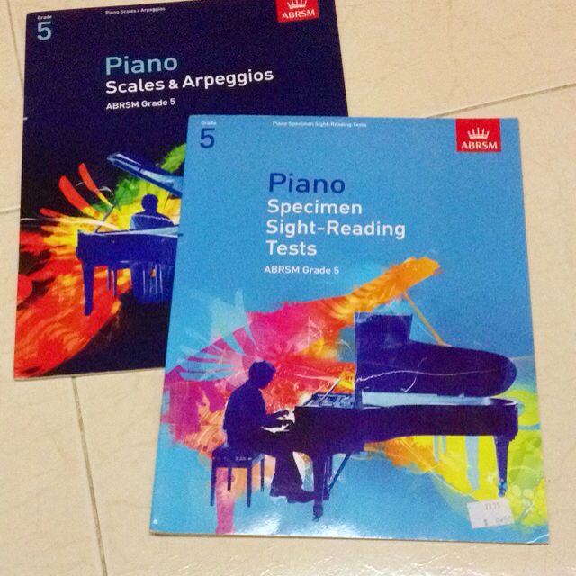 ABRSM Grade 5 Piano Scales, Sight reading[PENDING], Hobbies & Toys ...