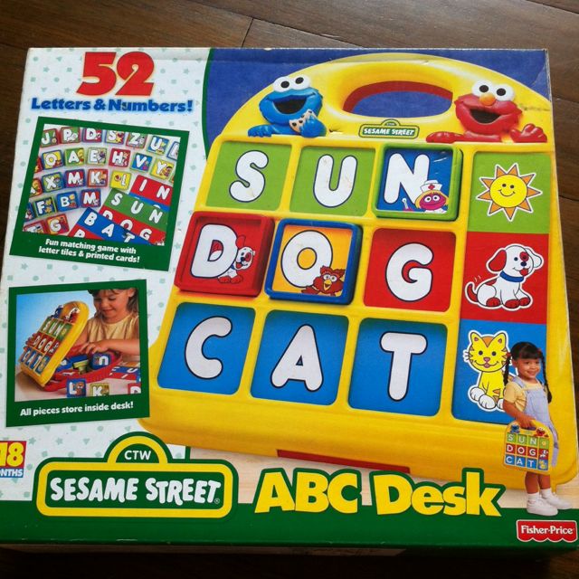 Fisher Price Sesame Street ABC desk, Babies & Kids, Infant Playtime on ...