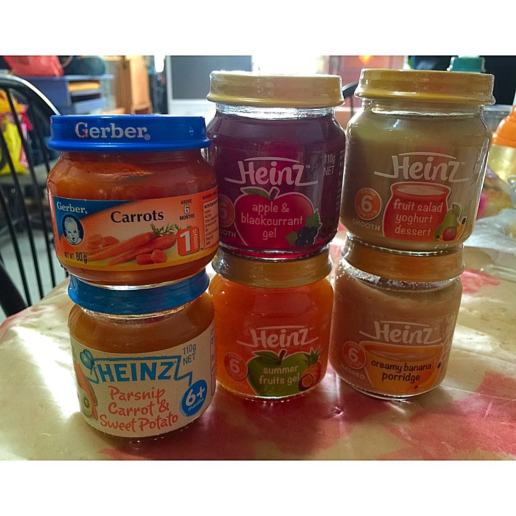 Heinz + Gerber Baby Food, Babies & Kids, Nursing & Feeding, Weaning ...