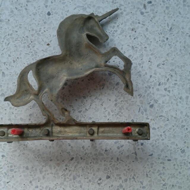 vintage brass unicorn key holder, Hobbies & Toys, Memorabilia ...