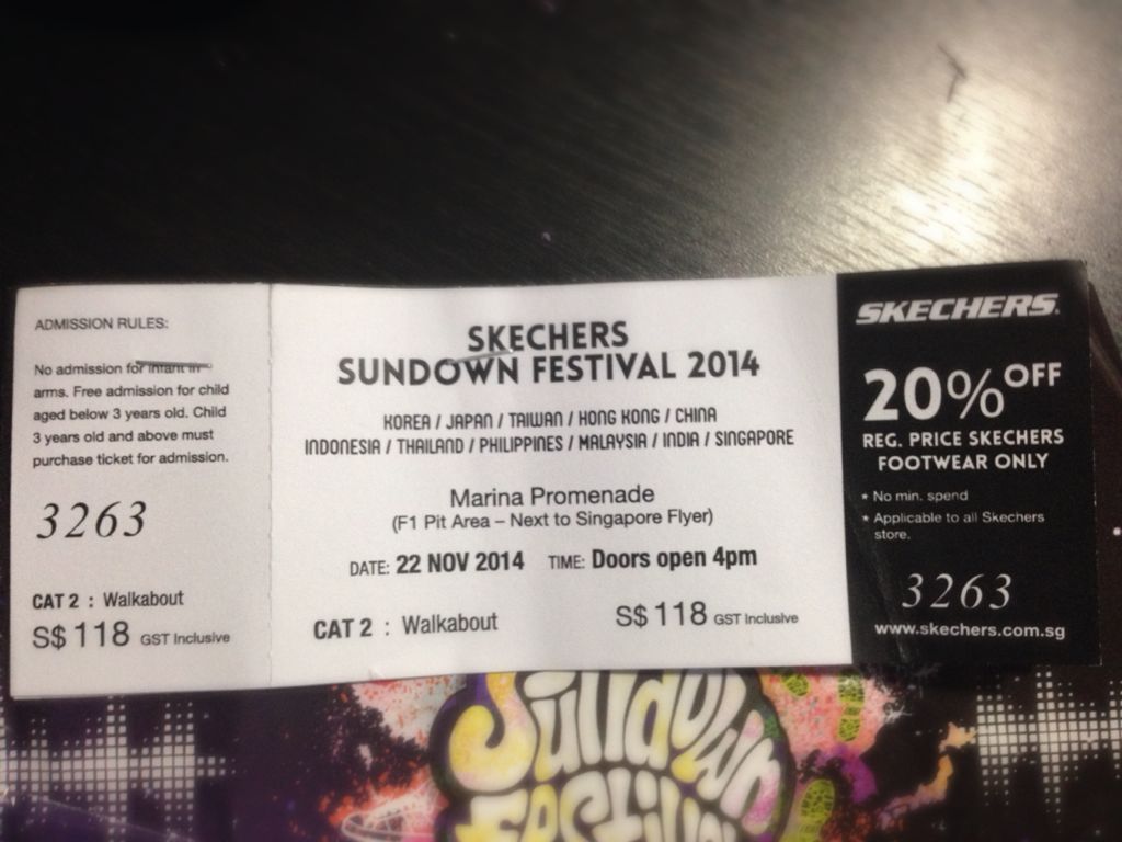 Skechers Sundown Festival Tickets, Tickets & Vouchers, Event Tickets on ...