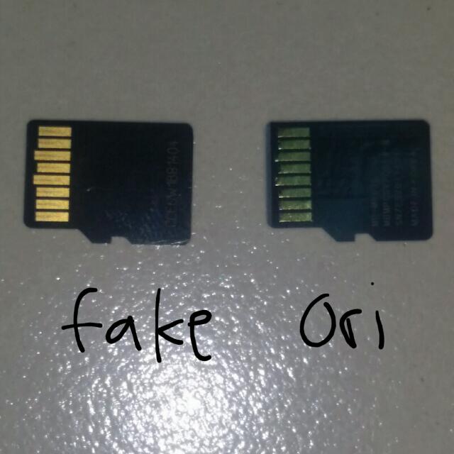 Fake VS Authentic Samsung Micro Sd Card 64gb EVO, Computers & Tech ...
