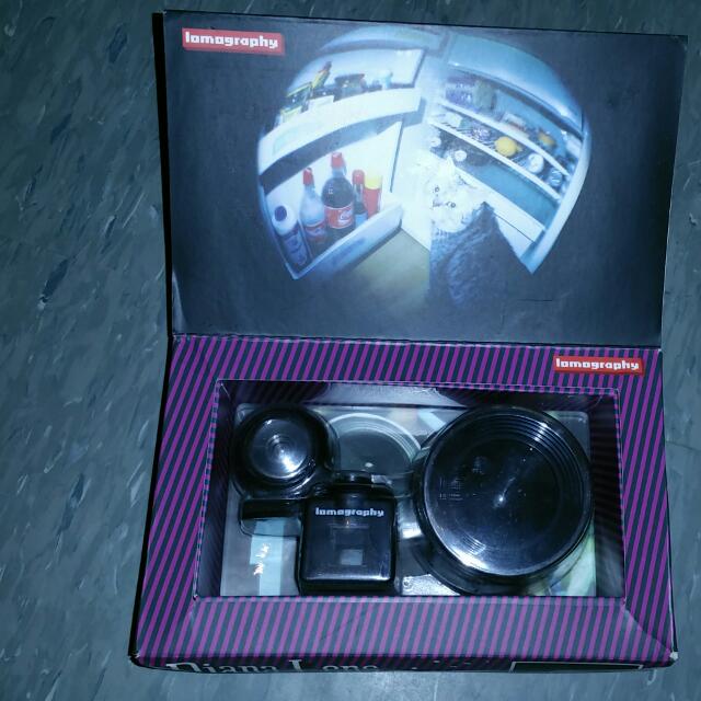 Diana F+ with Diana Lens+ Fisheye 20mm, Photography, Cameras on Carousell