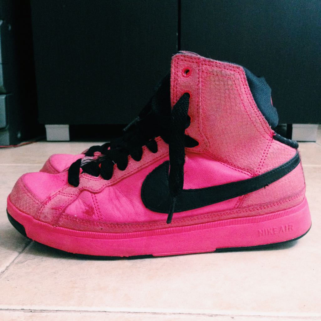 Nike Air High Cut Dunks, Women's Fashion, Footwear, Sneakers on Carousell