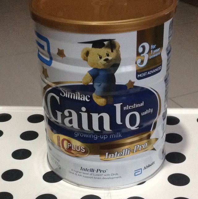 Similac Gain IQ Stage 3, Babies & Kids, Nursing & Feeding, Weaning ...