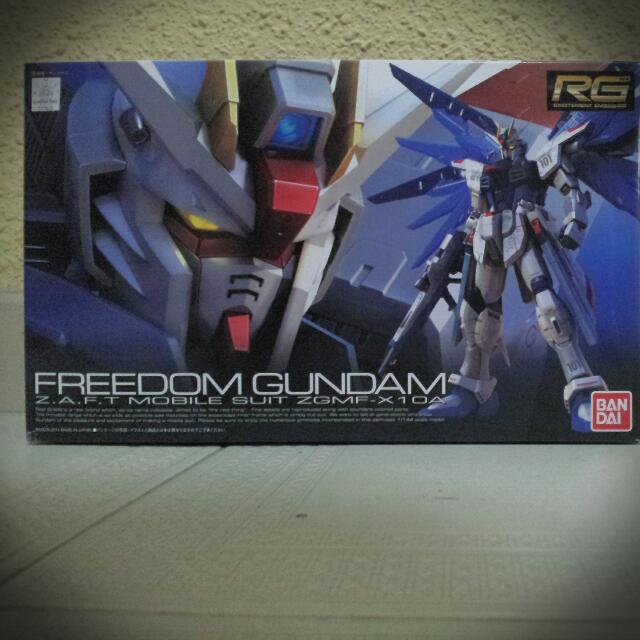Freedom Gundam RG, Everything Else on Carousell