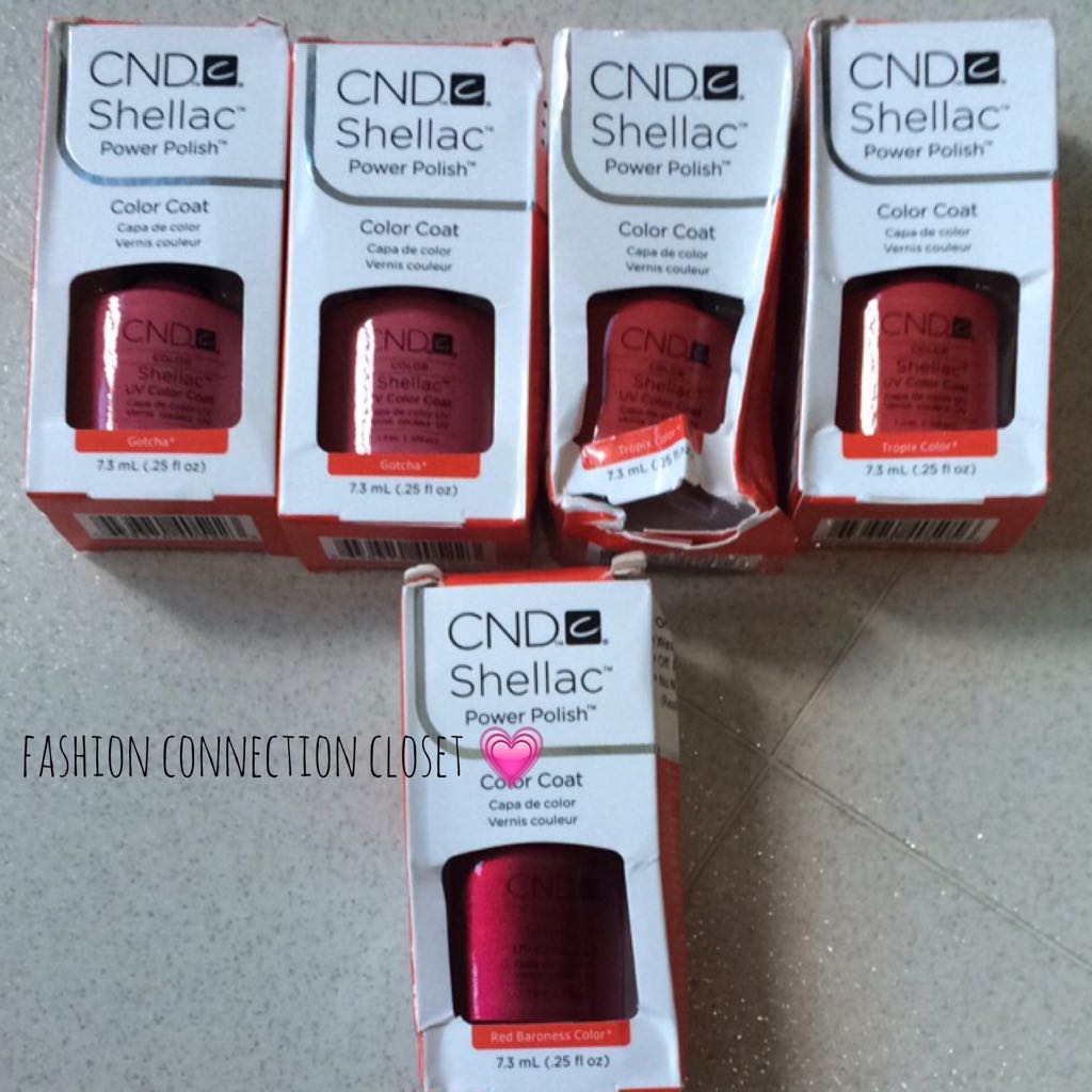(45022) CND Shellac Tropix Color Nail Paint BN, Women's Fashion ...
