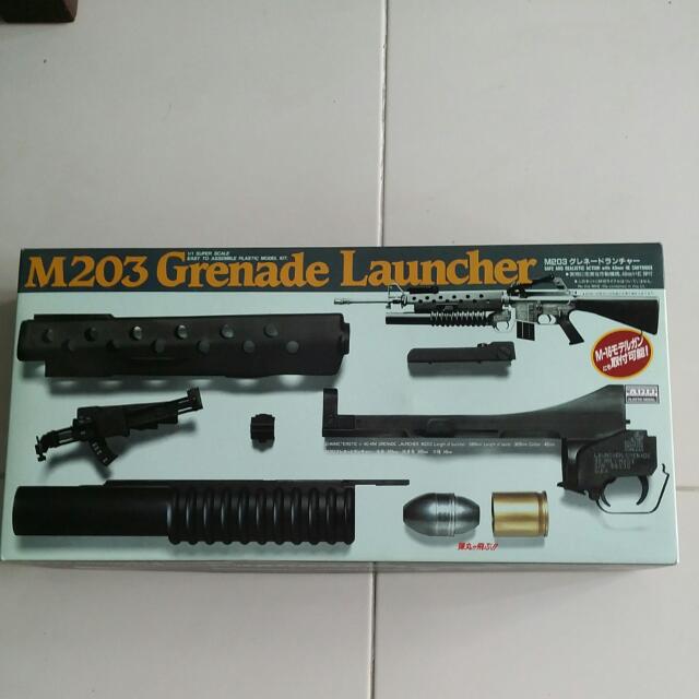 M203 Grenade Launcher Attachment for M16 Replica Rifle.(Plastic Model ...