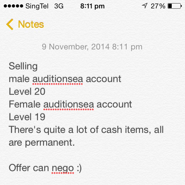 AuditionSEA Accounts, Hobbies & Toys, Toys & Games on Carousell