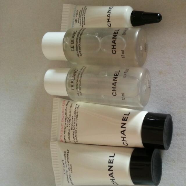 Chanel Sample Set, Beauty & Personal Care, Face, Face Care on Carousell