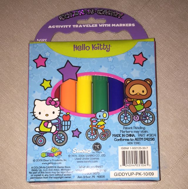 Hello Kitty Activities Set, Hobbies & Toys, Toys & Games on Carousell