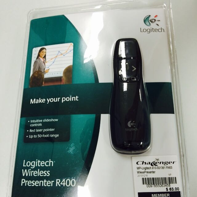 Logitech Wireless Presenter R400, Computers & Tech, Parts & Accessories ...