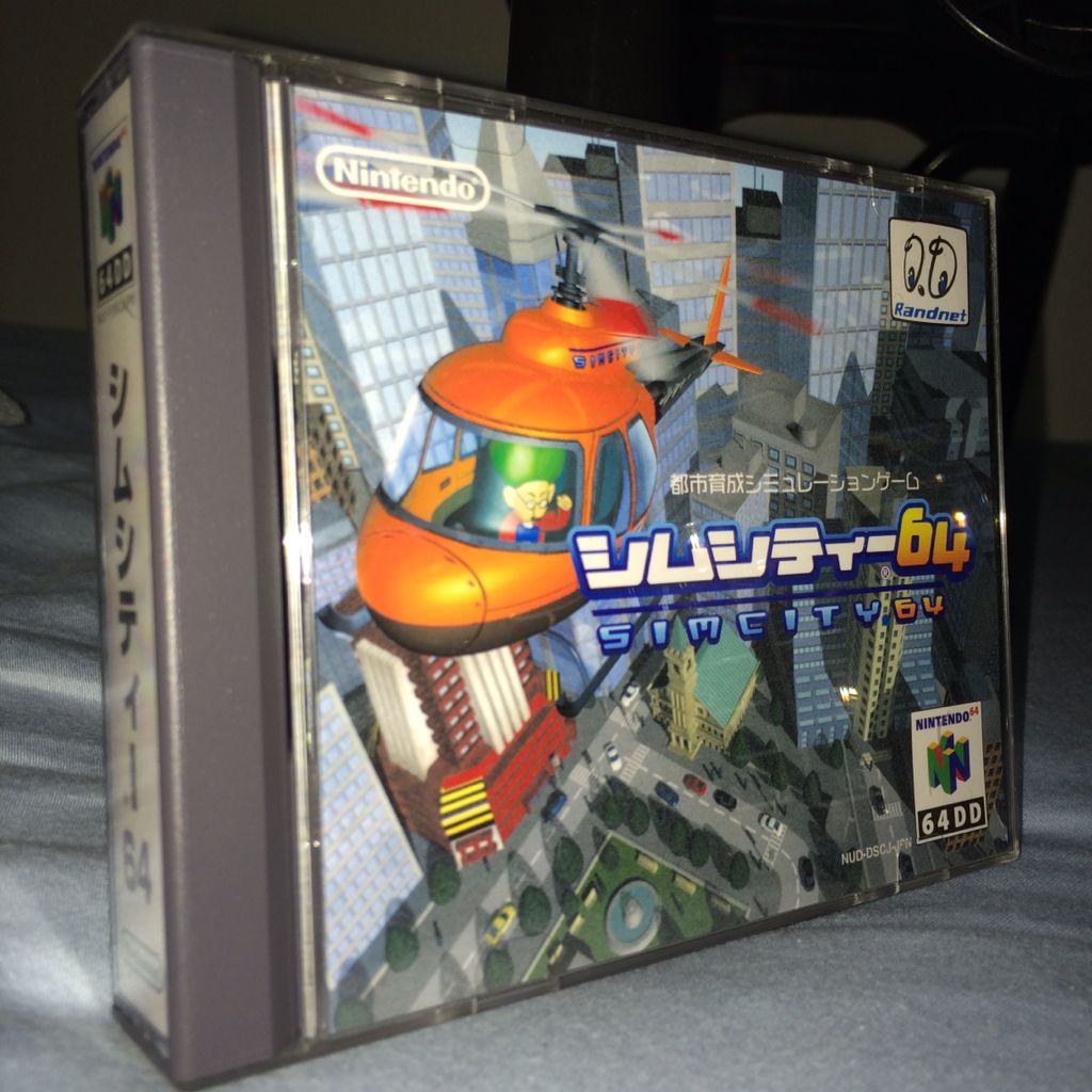 Nintendo 64DD Sim City 64, Video Gaming, Video Games, Nintendo on Carousell